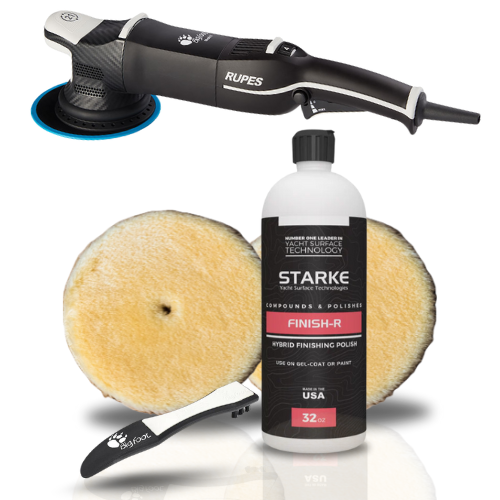 Finishing Polish/Swirl Removal Kit w/Rupes LHR21 Mark V Polisher ...