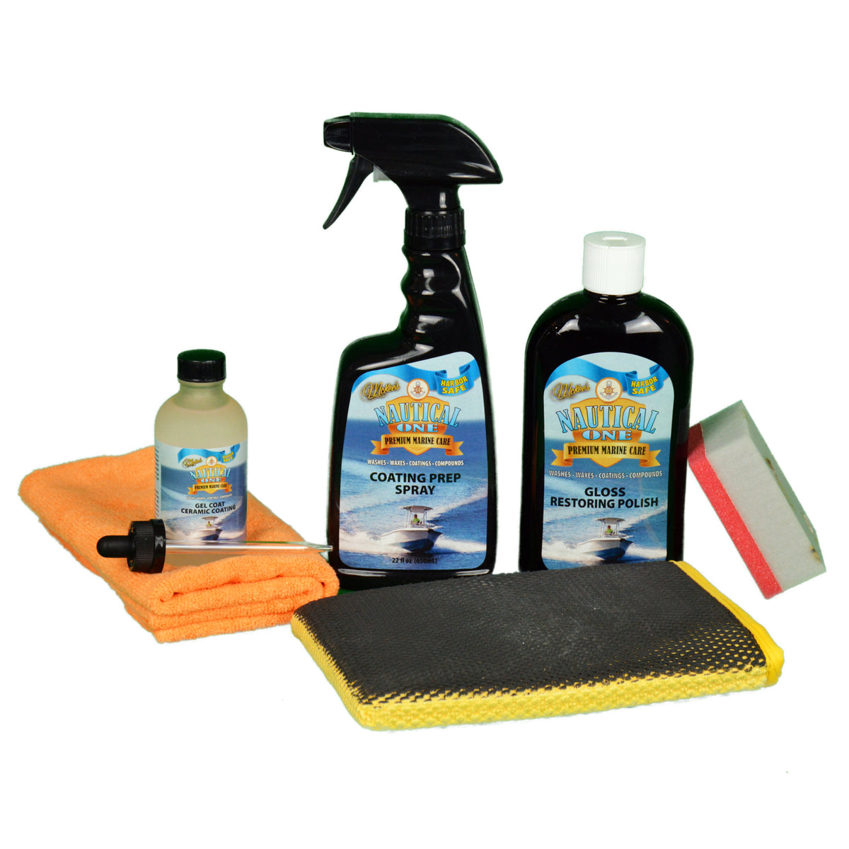 Nautical One Gel Coat Ceramic Coating Kit – Marine Detail Supply Company